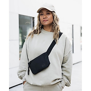 Db Journey The Freya Fanny Pack | Large | Black Out | Quick Release Buckle, Spacious Main Volume, Laser Cut Front Design