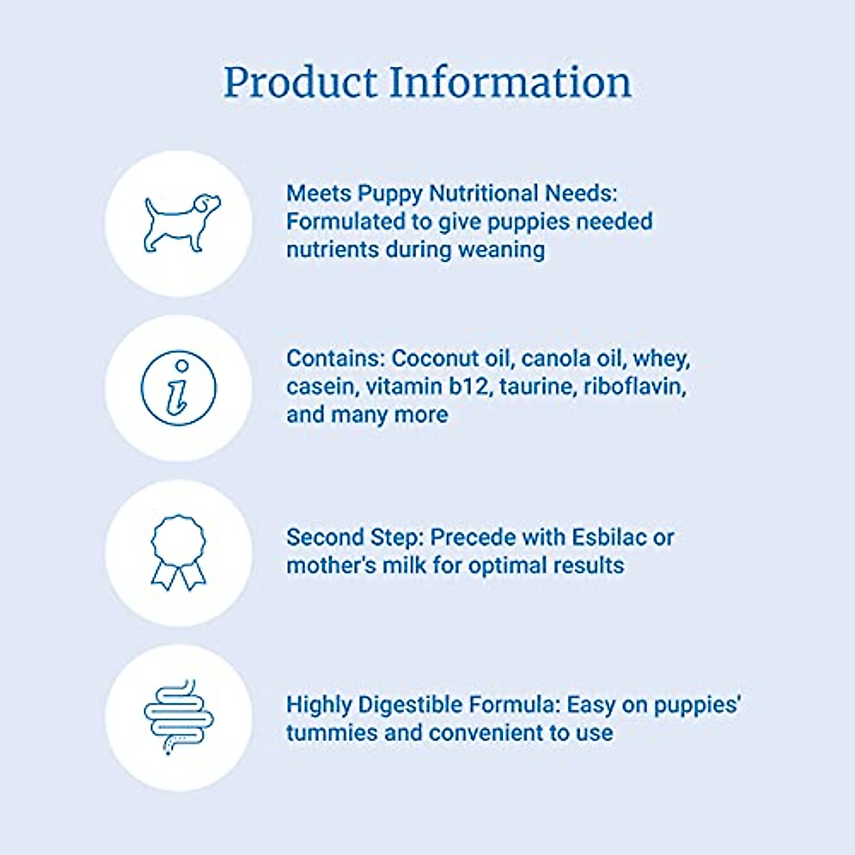 PetAg Esbilac 2nd Step Puppy Weaning Food - With Natural Milk Protein, Vitamins, and Minerals for 4-8 Week-Old Puppies - 14 oz Powdered Mix