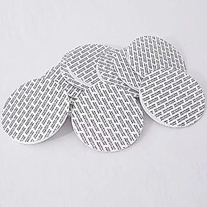 NANSHINE 38mm/ 1.5" Pressure Activated Seals Cap Liners Foam Sealing inserts for Glass & Plastic Jar Bottles Containers No Induction Sealer Needed 500pcs