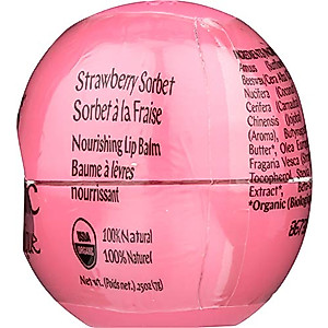 eos Lip Balm Smooth Sphere, Strawberry Sorbet, 0.25 Oz