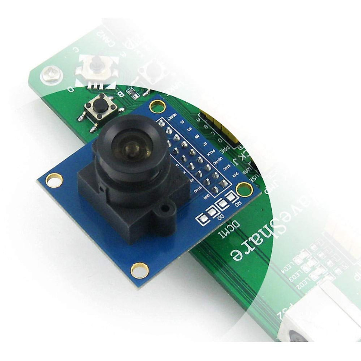 FAUUCHE JF-Xuan OV7670 Camera Module CMOS Acquisition Board Adjustable Focus 300,000 Pixel Circuit Boards