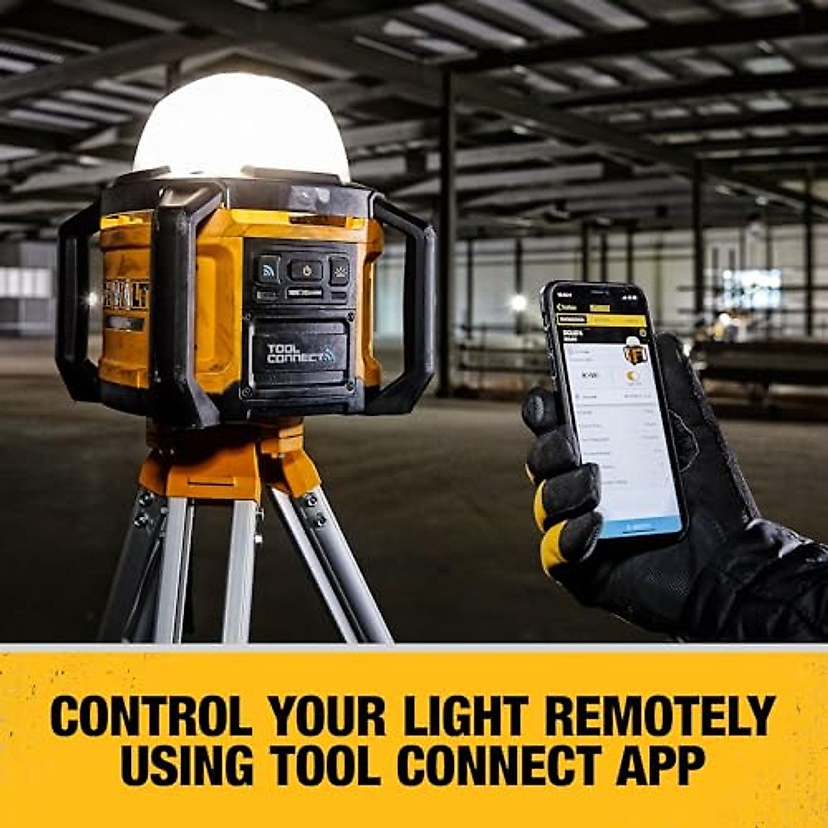 DEWALT 20V MAX LED Work Light, Compact and Portable, Weather and Dust Resistant, Cordless (DCL074)