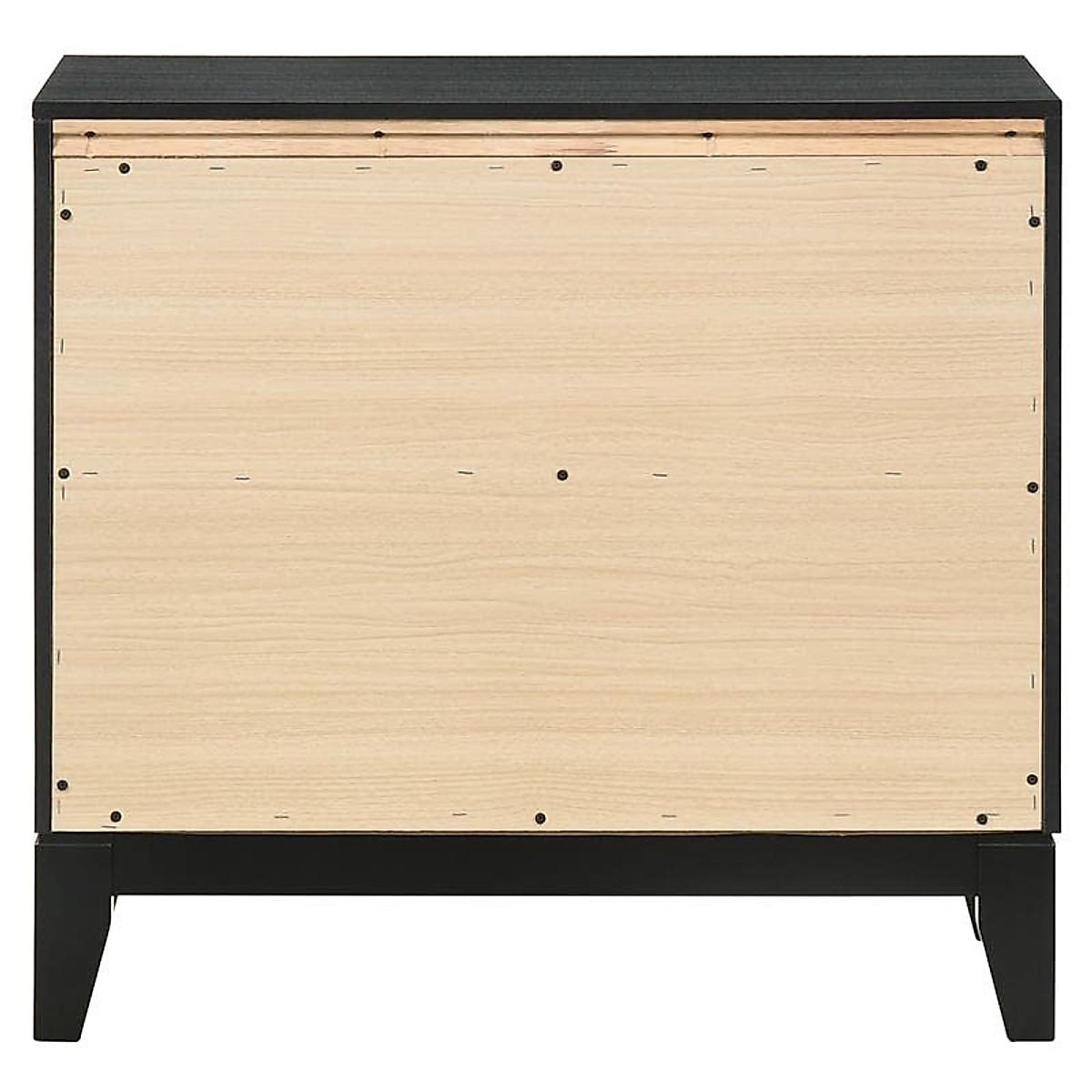 Acme Furniture Haiden Nightstand, Weathered Black Finish