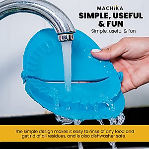 Machika Empanada Maker Press | Empanada Maker With Crimped Edges | Food Safe Empanada Dough Press | Set of 4 Sizes Included 3” | 4” | 5”| 6'' |