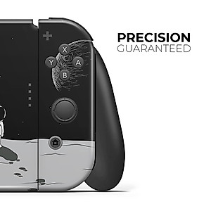 Design Skinz - Compatible with Nintendo Switch OLED Console Bundle - Skin Decal Protective Scratch-Resistant Removable Vinyl Wrap Cover - Cute Cartoon Astronaut in Space V1