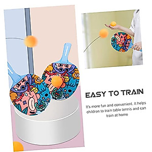 BIUDECO 1 Set Table Tennis Trainer Practice Tool Table Tennis Practicing Toys Pong Training Device Indoor Game Toys Sports Plaything Portable Table Tennis Household Suit Abs Child