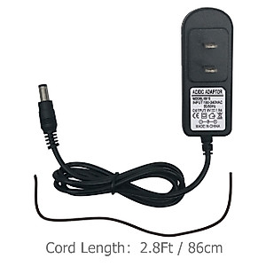 EIKS AC to DC 9V 1.5A Power Supply Adapter with 5.5mm x 2.1mm Connector Plug for Android Tablets Webcam Routers Toys Recorder Bluetooth Speaker