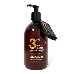 3'''More Inches Lifesaver Prewash Treatment - 500ml -Hair Repair Pre-Shampoo -Broken Bond Restore Treatment -Sulphate & Silicone Free, No Added Fragrance -Hair Care by Michael Van Clarke