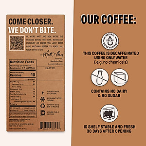 Wandering Bear DECAF Cold Brew Coffee On Tap, 96 fl oz - Extra Strong, Smooth, Unsweetened, Shelf-Stable, and Ready to Drink Iced Coffee, Cold Brewed Coffee, Cold Coffee