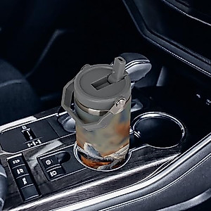 YTLKGFP 30 Oz Large Capacity Car Cup Cut Sea Turtle Tumbler with Handle Straw Lid Insulated Stainless Steel Water Bottle Travel Mug Leak-proof Car Cup Keeps Cold Or Hot