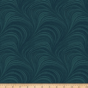 Benartex Teal Wave Texture Fabric by The Yard