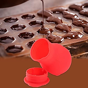Soft Silicone Chocolate Melting Pot, 100ML Chocolate Melter Mold in Microwave for Butter, Cheese, Candy and Caramel, Baking Pouring Tool