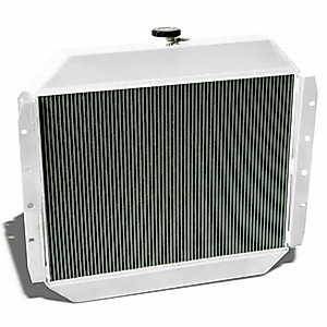 CoolingMaster 4 ROW Radiator+Shroud Fan+Relay Compatible with 1966-1979 Ford F100 F150 F250 F350