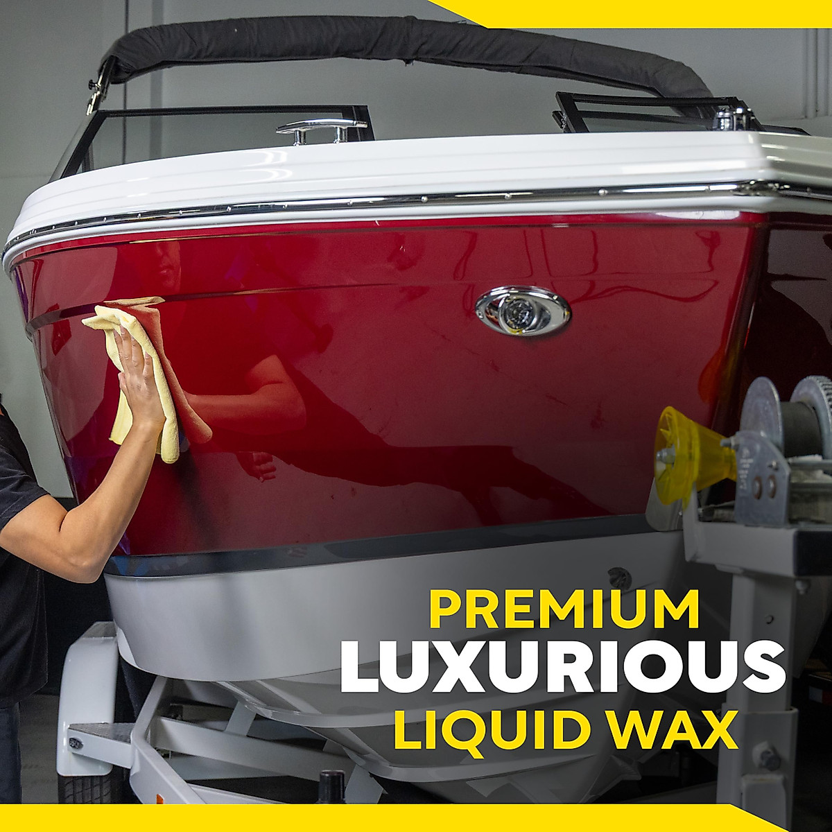 Meguiar's Marine/RV Fiberglass Restoration System, Boat Fiberglass Repair Kit with Oxidation Remover, Boat Polish and Boat Wax - 3 Count (1 Pack)