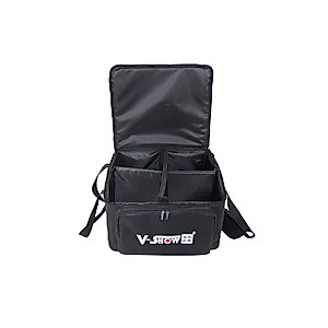 V-Show Portable Carry Bag for Wireless Battery Uplights - Durable Soft-Sided Bag for 4 Freedom Par Light fixtures, for DJ Wedding Party Par light