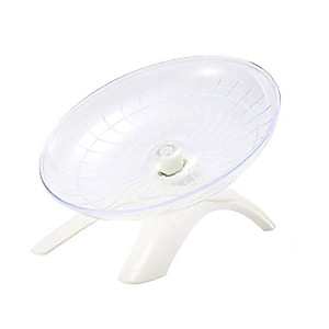 POPETPOP Hamster Pet Flying Saucer Exercise Wheel Toy Spinner for Gerbil Rat Chinchillas Guinea Pig Squirrel Small Animal