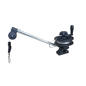 Brocraft Minin Downrigger for Pontoon Boat/Pontoon Boat Manual Downrigger/Square Rail Mount Downrigger Mount