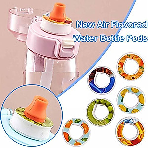 Flavor Pod for Air Up Water Bottle | For Cirkuls Water Bottle | New Fruity Scented Water Bottle for Air Up Flavor Pod | with Scented Accessory for Daily Exercise Boost Drinking Water (6 Flavors)