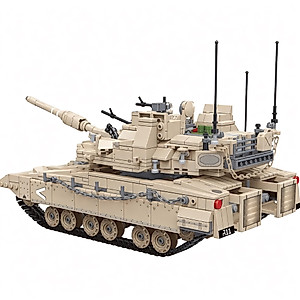 General Jim's Israeli Merkava MK 4M Main Battle Tank Building Block Set – 1,540 Pieces – Detailed Medium Tank Model Compatible with Major Brands