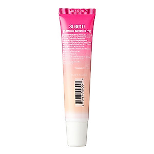 Ruby Kisses Staining Mood Lip Gloss, Mango Butter Infused for Hydration, PH-Activated Hue Change, Lightweight Feel, Non-Sticky Shine for Long Lasting Fuller & Smoother Lips (1pc)