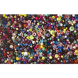 The Beadery Bonanza 5LB of Mixed Craft Beads, Sizes, Multicolor