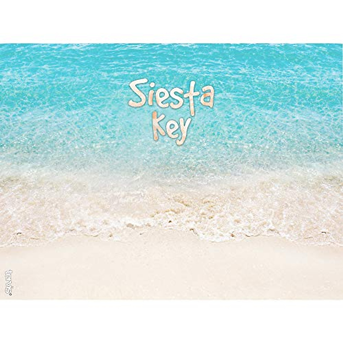 Tervis Florida - Siesta Key Made in USA Double Walled Insulated Tumbler Travel Cup Keeps Drinks Cold & Hot, 24oz, Tropical