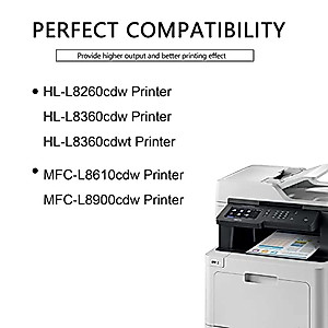LVELIMIT Compatible Toner Cartridge Replacement for Brother TN433 TN-433 TN431 MFC-L8900CDW MFCL8900CDW HLL8360CDW HL-L8360CDW HL-L8260CDW MFC-L8610CDW HLL8360CDWT Printer 3Pack