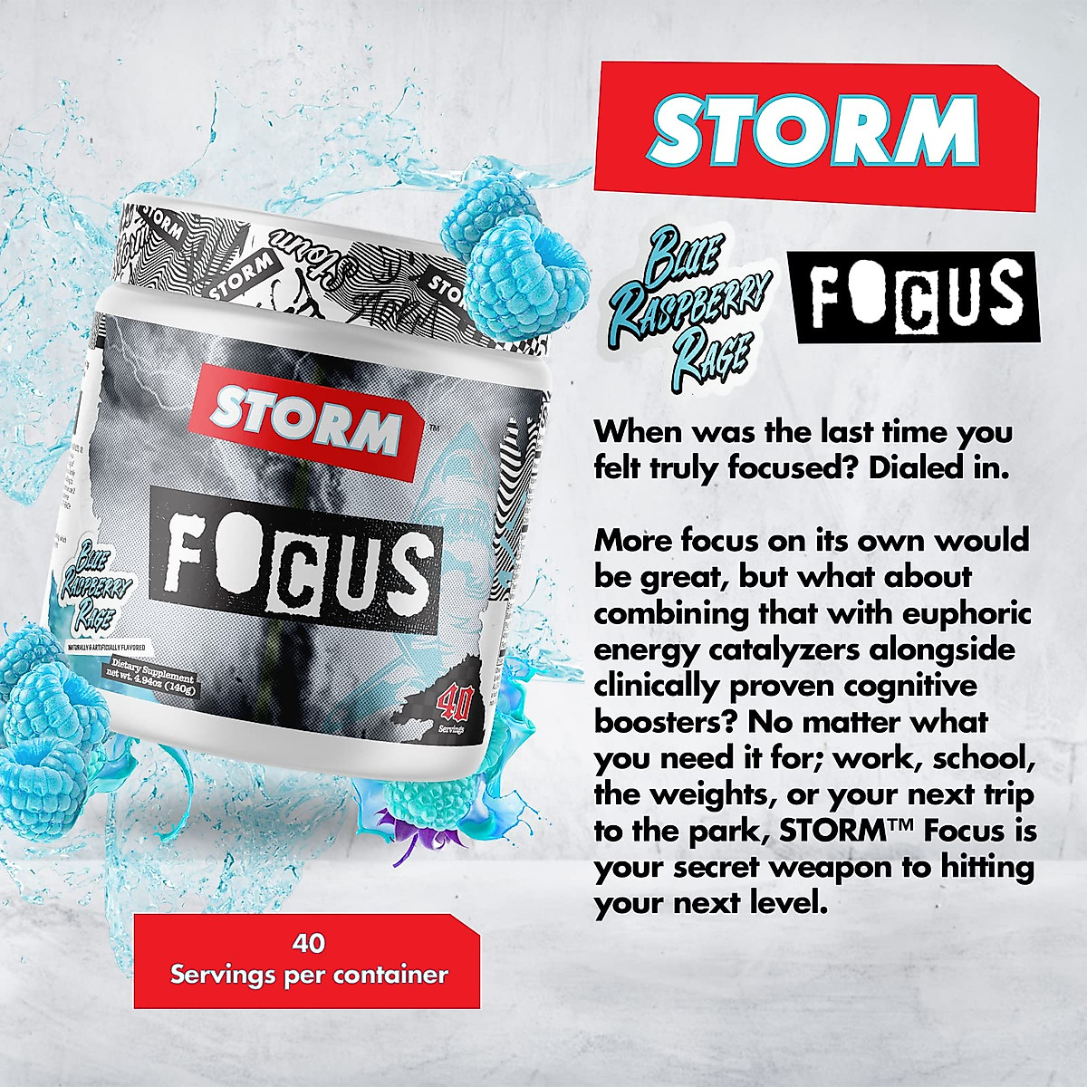 Focus (Blue Raspberry Rage)