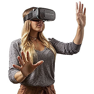 Utopia 360° VR Headset | 3D Virtual Reality Headset for VR Games, 3D Movies, and VR Apps - Compatible with iPhone and Android Smartphones (2018 Virtual Reality Headset Model)