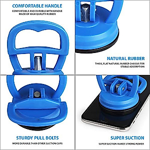 GANGZHIBAO 4pcs Heavy Duty Suction Cups- Dent Puller Suction Cup Repair Tool for iMac,Computer，MacBook，iPhone,LCD Screen Remove Opening Tool for Dent Puller Remover for Car Dent Repair