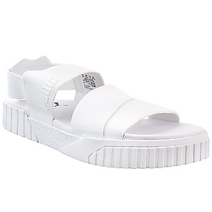 PUMA Women's Selena Gomez Cali Sandal, White, 7.5 M US