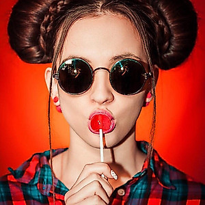 10ct. Banana Split Cream Swirl Lollipop Bag (Banana Split)