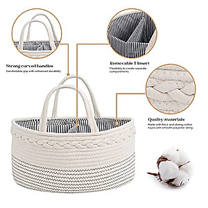 luxury little Diaper Caddy Organizer for Baby Boy and Girl and XXXL Nursery Storage Basket