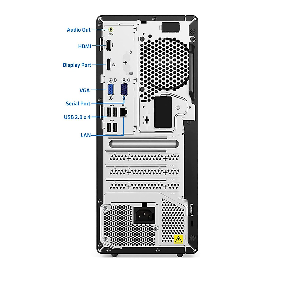 Lenovo V50t Gen 2 Business Tower Desktop, Intel Core i5-10400 Processor, 32GB DDR4 RAM, 1TB SSD, Windows 11 Pro, DVD-RW, Display Port, HDMI, RJ-45, Wi-Fi, Windows 11 Pro