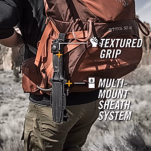 GERBER StrongArm Fixed Blade Knife with Fine Edge - Black