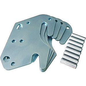 CAFORO Universal Wood Bed Rail Hook Plates for Beds Frame Bracket Headboard Footboard Replacement Wooden Bed Parts or New Bed Constructions - Set of 4