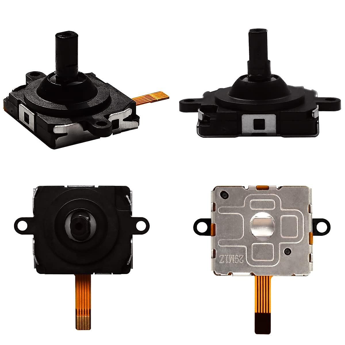 iParto 4 Pack Joystick Replacement for Oculus Quest 2 Controller Thumb Stick Replacement for Meta Quest 2 Left/Right Joystick Analog with Screws,Thumbstick Caps,Tools