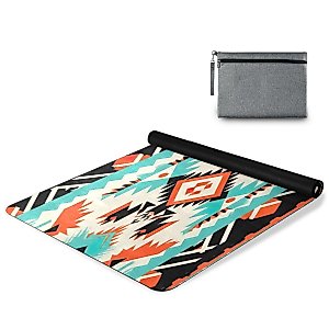 Nander Yoga Mat Thick Non-slip Soft Breathe Elastic Exercise Fitness Gym 1MM Thick Natural Rubber for Yoga Mats,Native American Tribal