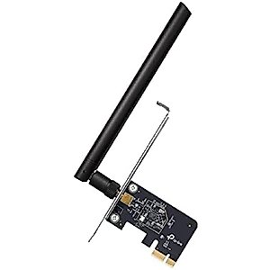 TP-Link PCIe WiFi Card AC600 for Desktop PC, Dual Band Wireless Internal Network Card(Archer T2E) High-Gain Antenna, MU-MIMO, WPA3, Low Profile, Supports Windows 10/11