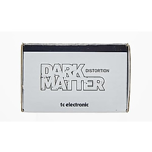 TC Electronic DARK MATTER DISTORTION Phenomenal Distortion Pedal with Extreme Dynamic Range, Two-Band EQ and Voicing Switch