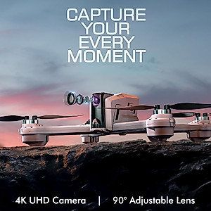 BEZGAR Drone with Camera for Adults 4K, RC Quadcopter with Brushless Motor, Optical Flow Positioning, Auto Hover, One Key Start/Land, 2 Rechargeable Batteries, FPV 5G Drones for Adults, BD102