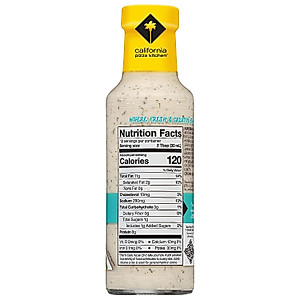 California Pizza Kitchen Ranch Dressing - Creamy Ranch Dressing, Restaurant-Like Ranch Dip, Fresh and Creative Flavors Collide, Ranch Salad Dressings and Sauces - 12 Fl Oz, Pack of 2