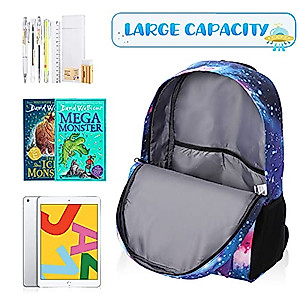 SAMIT Anime Luminous Backpack with Pencil Case for Teen Boys and Girls,College School Daypack Lightweight Laptop Bag