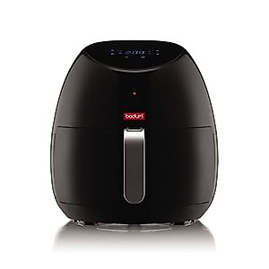 Bodum Melior Air Fryer with Digital Control Panel and 8 Presets, 169 Ounce, Black