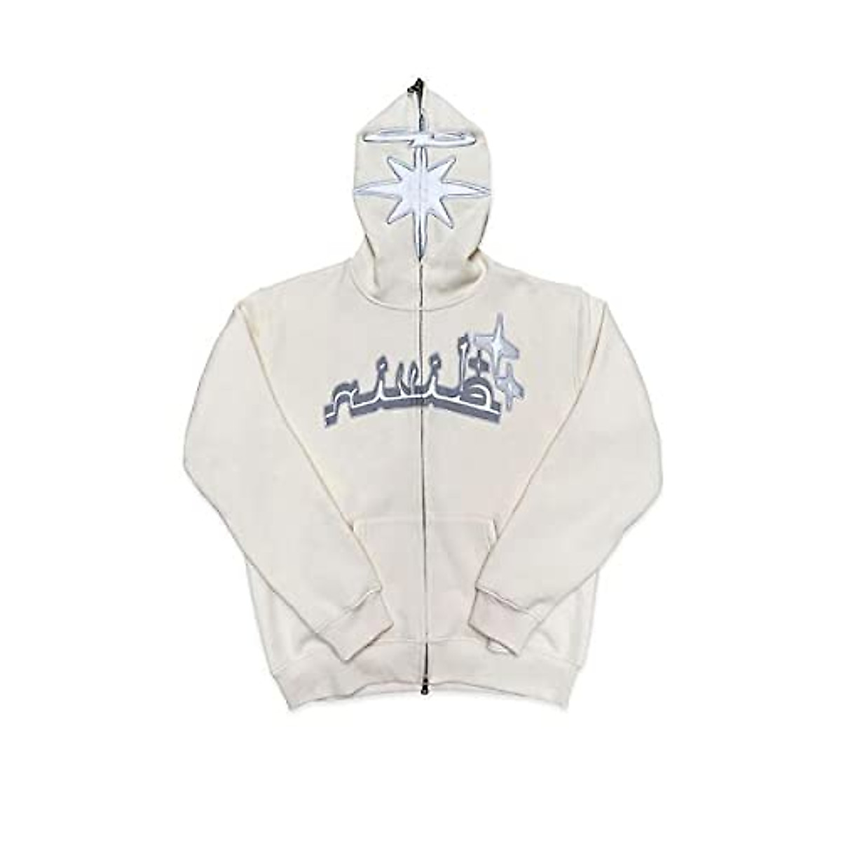 Tiyole Y2k Ladies Oversized Zip Hoodie Gothic Embroidery Pattern Loose Long Sleeve Zip up Sweatshirt