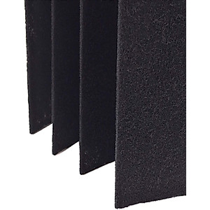 CFS – Pack of 4, Activated Carbon Pad Compatible with AQS 15 Models – Fresh & Filtered Air for Indoor, and Home – Carbon Air Filter Sheet – Black