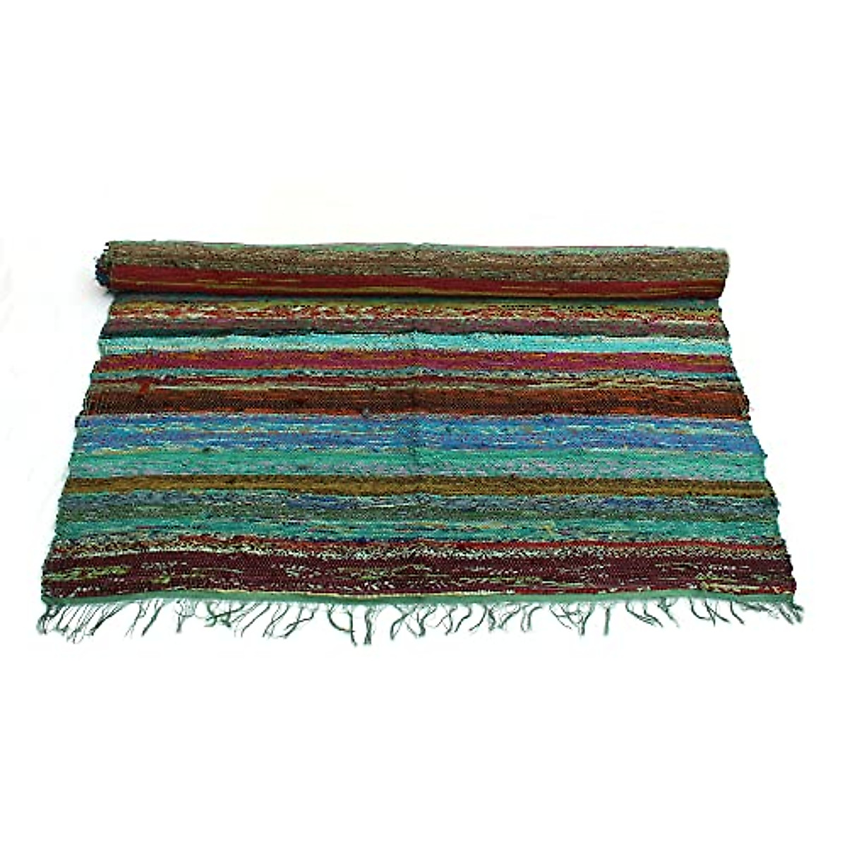 Handmade Braided Chindi Rug, Rag Rug, Area Rug, Carpet Rug, Runner Rug 3x5 Foot, 4x6 Foot, 5x7 Foot (3x5 Foot)