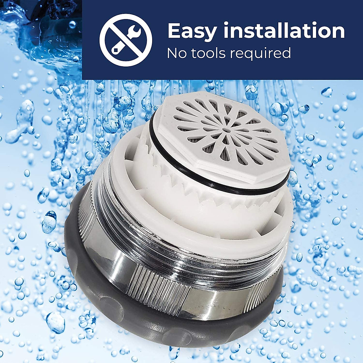 Pureline WHR-140 Replacement for Culligan WHR-140 Shower Head Water Filter - Reduces Bad Taste & Odor