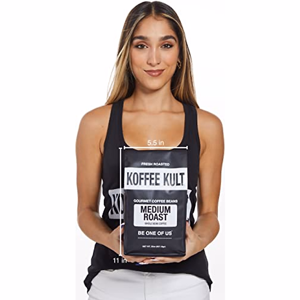 Koffee Kult Koffee Kult Medium Roast Smooth and Flavorful Medium Roast Coffee Beans- Perfect for a Relaxing Cup Anytime (Medium Roast, 32oz)