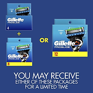 Gillette ProGlide Mens Razor Blade Refills, 12 Count